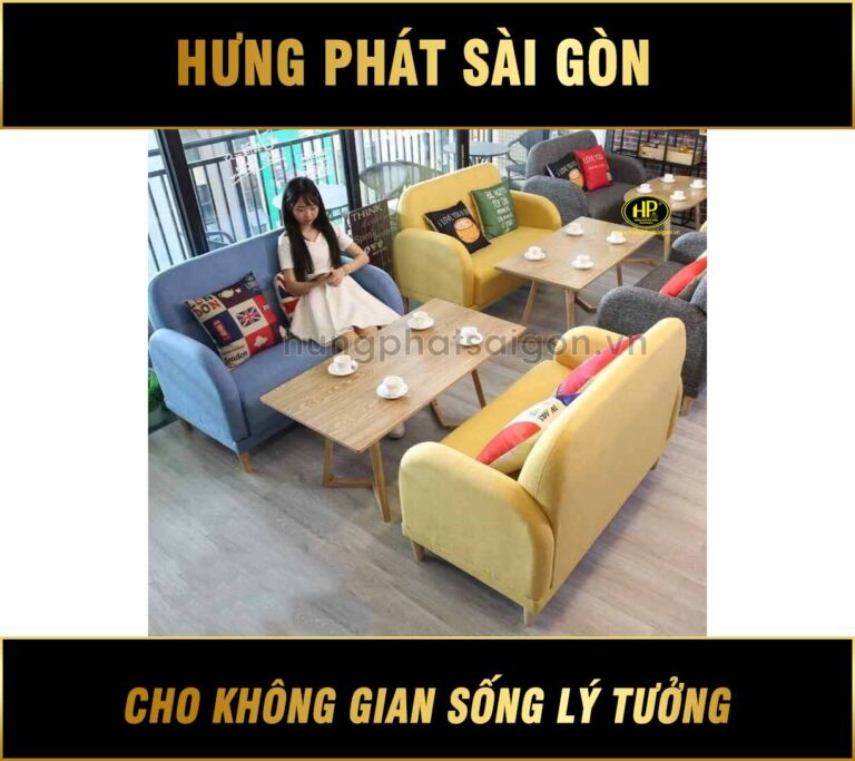 100 mẫu ghế sofa cafe giá rẻ, đẹp sản xuất ngay tại xưởng tpHCM